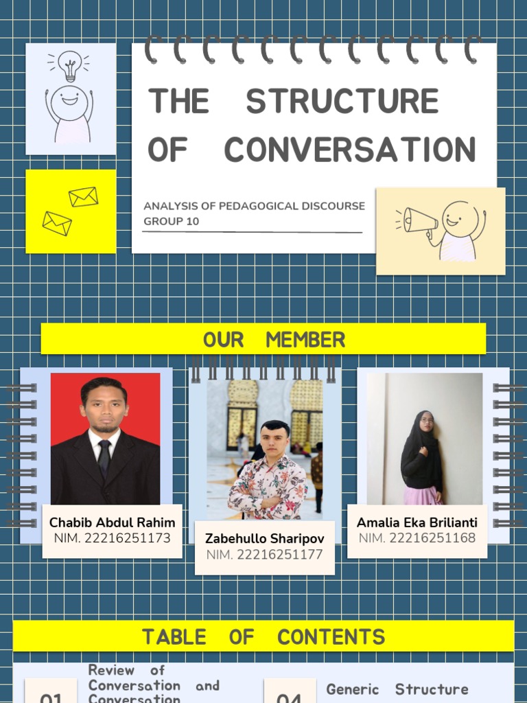 Presentation The Structure of Conversation | PDF | Conversation ...