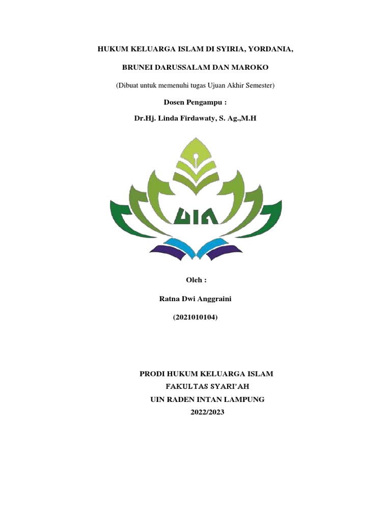 Tugas Uas Perbandingan Hki Ratnaaa | PDF | Agama & Spiritualitas