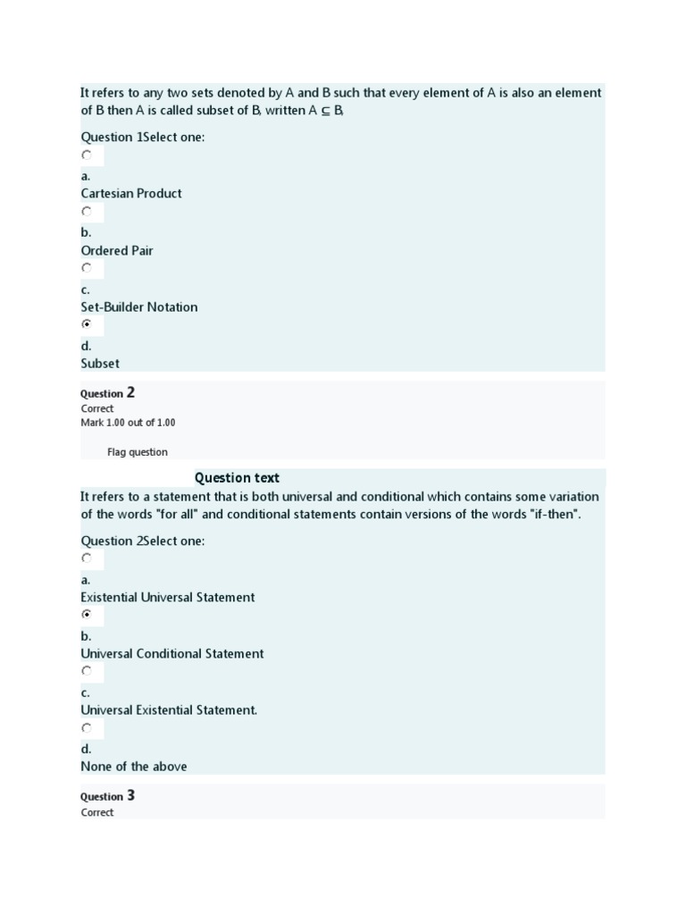 Mathematics in The Modern World | PDF | Set (Mathematics) | Function (Mathematics)