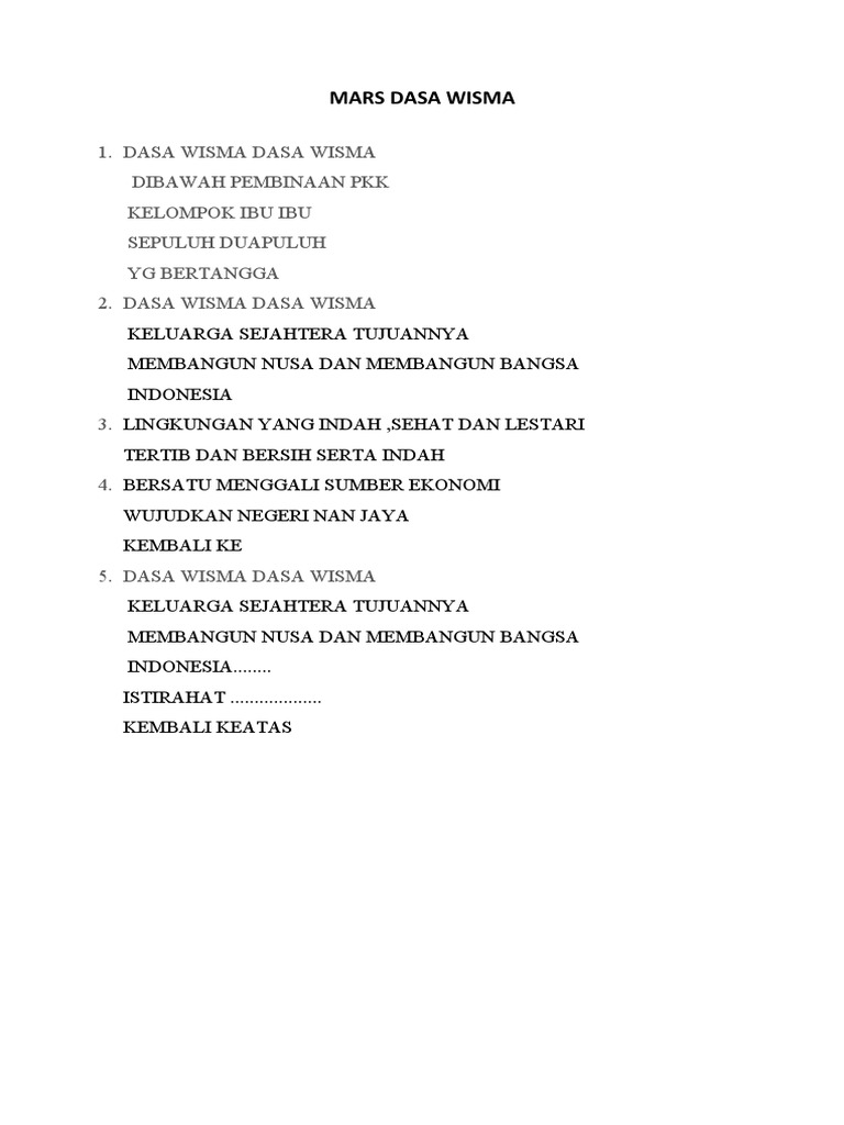 Mars Dasa Wisma | PDF