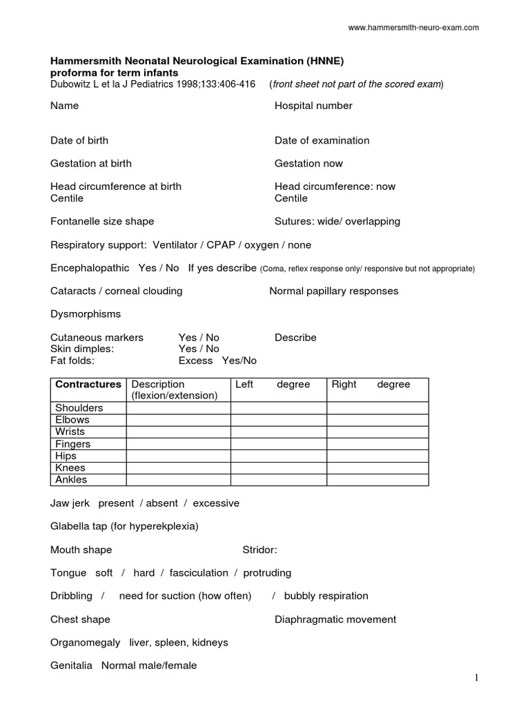 HNNE Term Proforma Front Sheet 2008 With Instructions | PDF ...