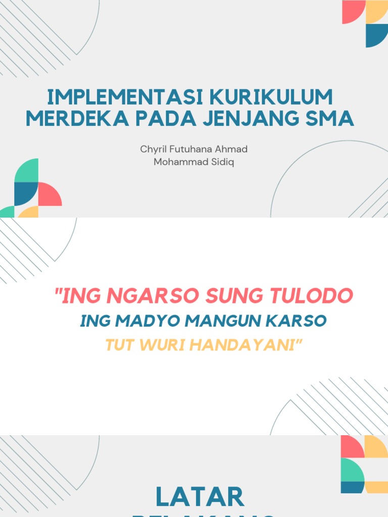 Implementasi Kurikulum Merdeka SMA | PDF | Karier & Perkembangan | Pengembangan Diri