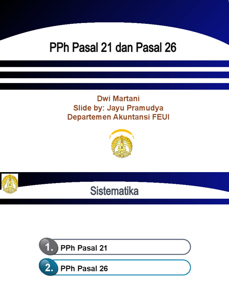 PPH Pasal 21 26 THN 2013 | PDF