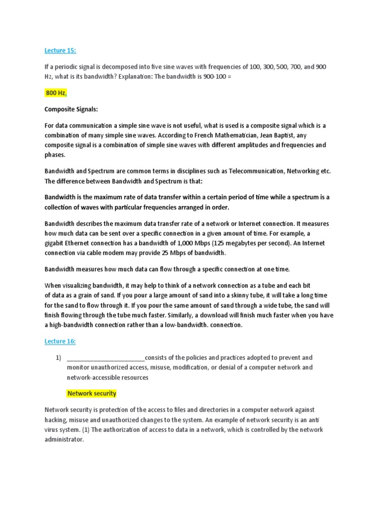 Bif601 Final Term Handouts | PDF | Machine Learning | Information Retrieval