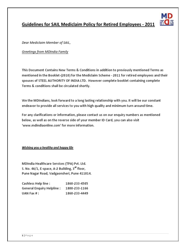 SAILMediclaim Scheme Guidline 2011 | PDF | Percutaneous Coronary ...