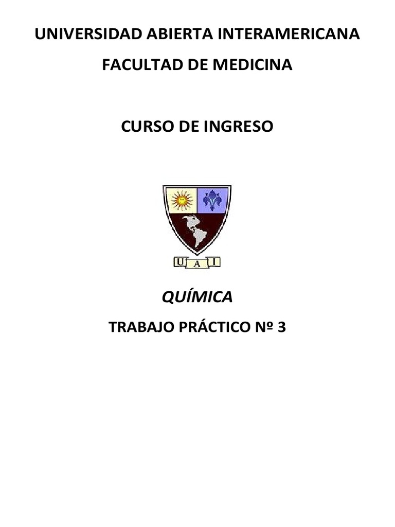 TP #3 Química | PDF