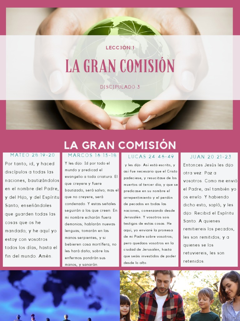 La Gran Comisión | PDF | Gran comisión | Jesús