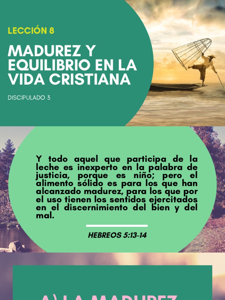 L8 Madurez y Equilibrio en La Vida Cristiana | PDF | Dios | Alma