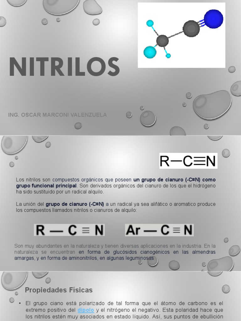 5 Nitrilos | PDF | Química Orgánica | Química