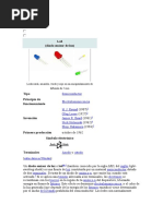 Voltaje y colores de LEDs explicados | PDF | Diodo emisor de luz ...