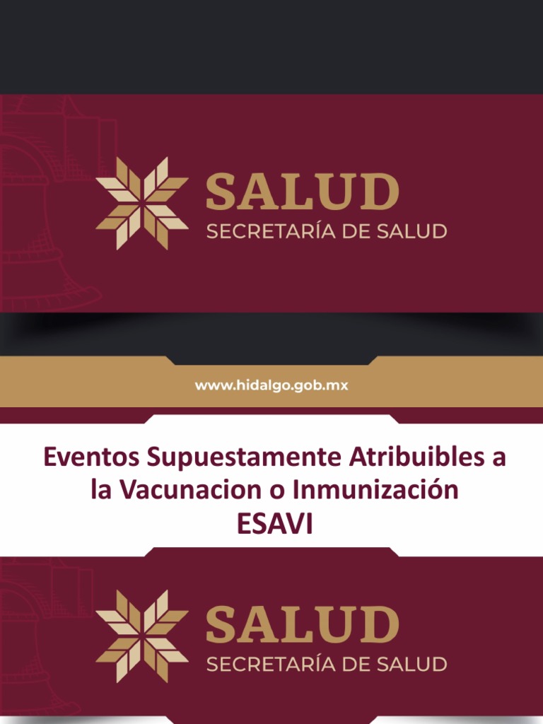 Presentacion ESAVI | PDF