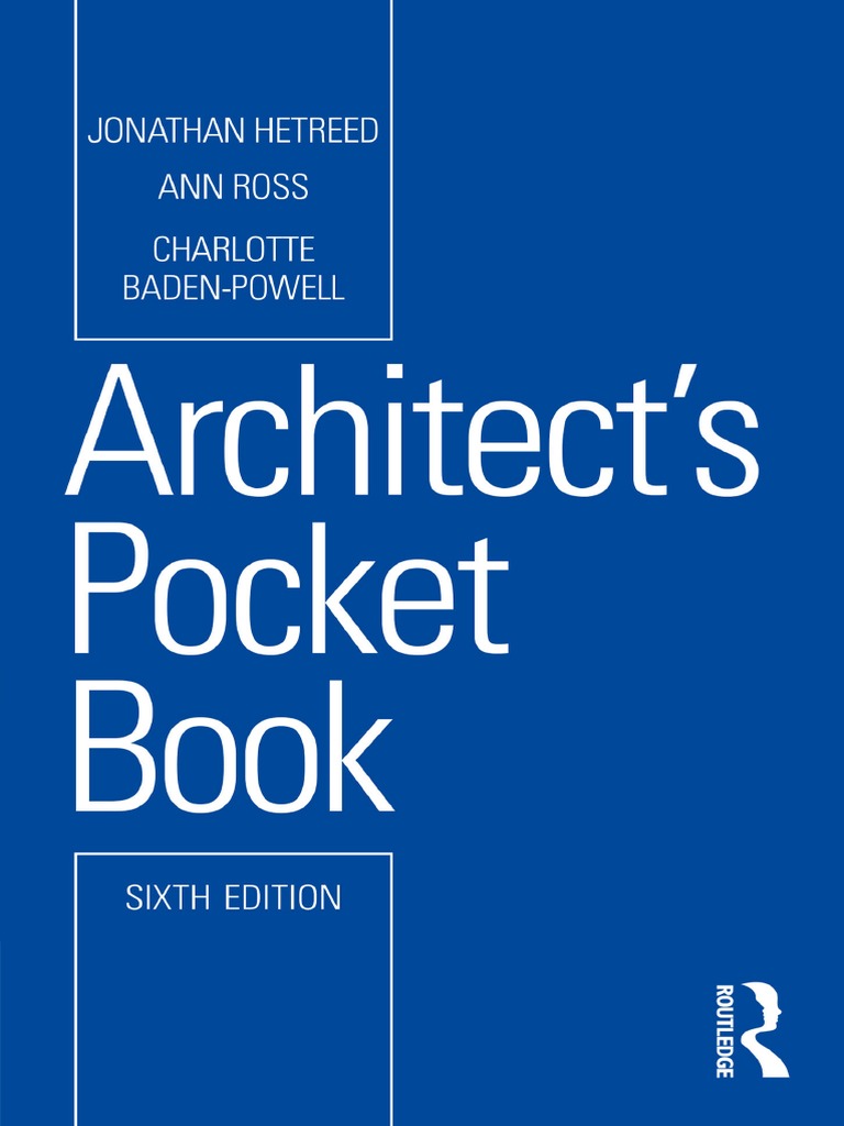 Architect's Pocket Book 6E | PDF | Litre | Celsius