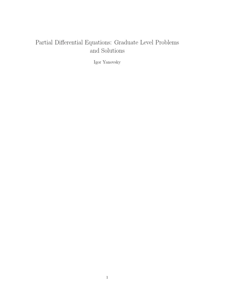 pde-graduate-level-problems-and-solutions-pdf-boundary-value