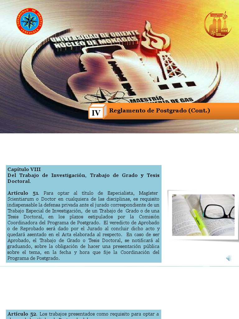 Reglamento Ii | PDF | Doctorado | Venezuela