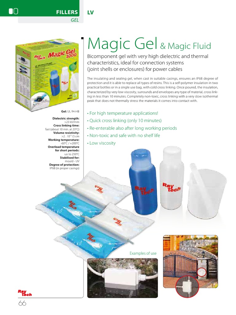 Magic Gel | PDF | Insulator (Electricity) | Gel