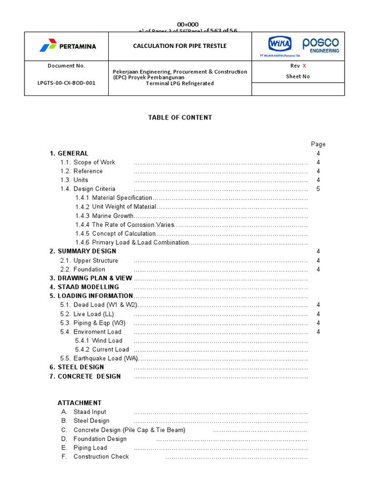 LPGT-70-CS-CAL-001 (Calculation of Sea Water Intake) | PDF | Structural ...