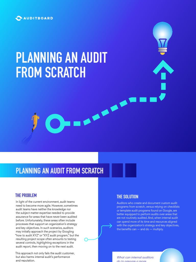 AB AR Planning An Audit From Scratch | PDF | Internal Audit | Audit