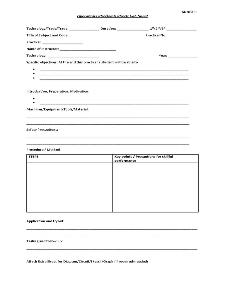 ANNEX-II Lab Sheet | PDF
