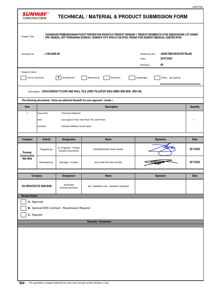 TMS Davcogrout | PDF | Tile | Materials