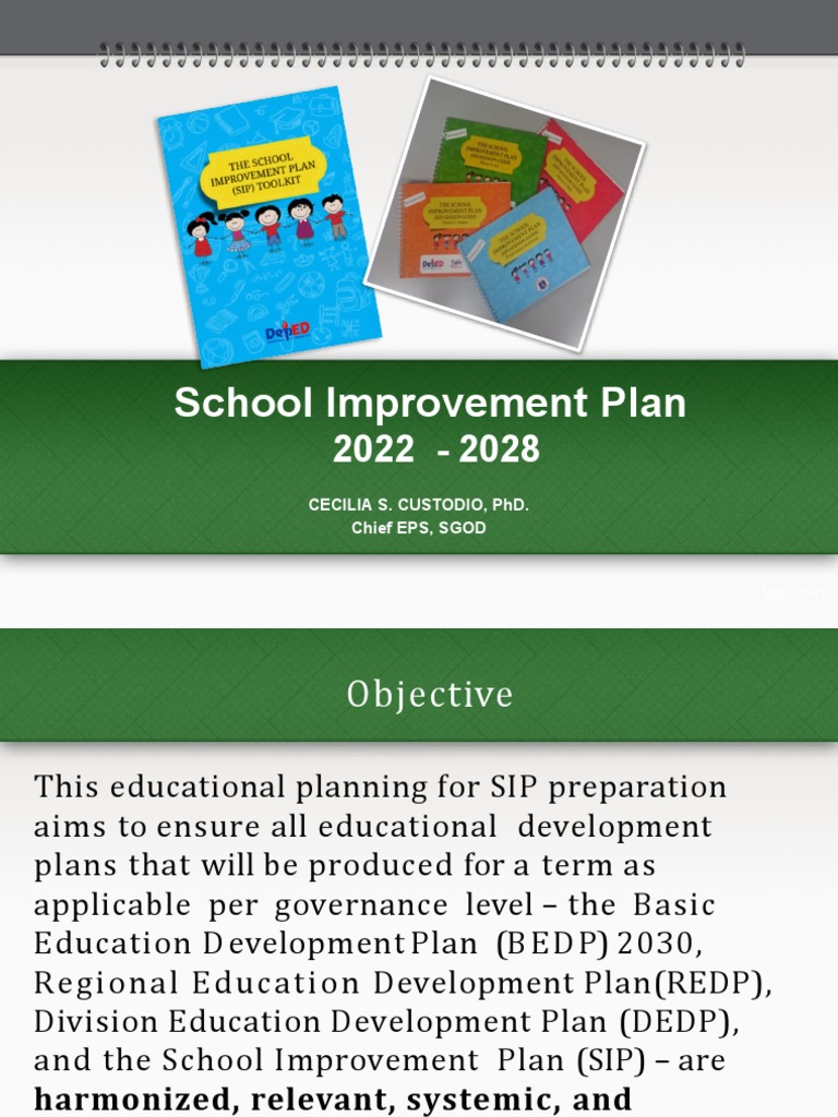 SIP-2022-2028-Overview SGOD Chief Dr. CSCustodio | PDF | Governance