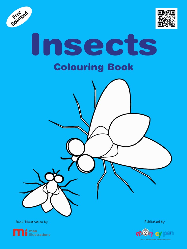 00 Insects Colouring Book | PDF