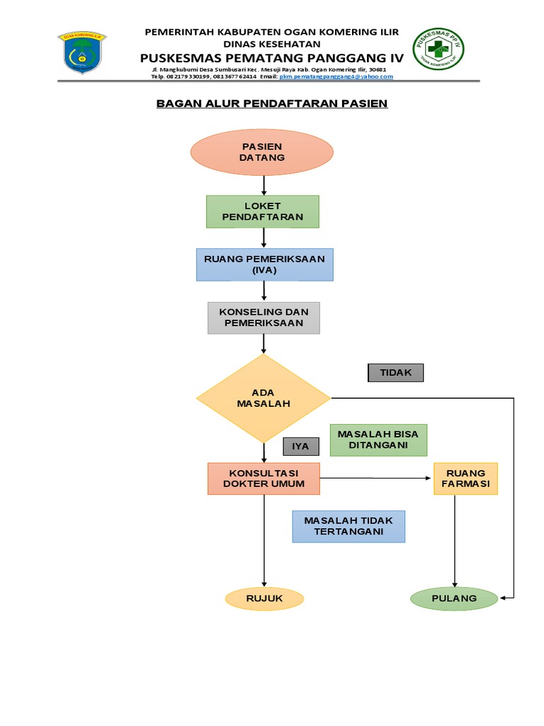 BAGAN ALUR PENDAFTARAN PASIEN | PDF