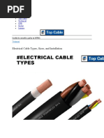 Types of Electrical Wires and Cables | PDF | Coaxial Cable | Electrical ...
