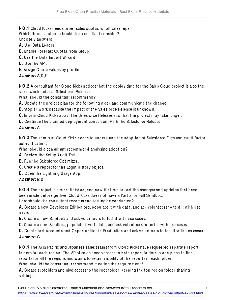 Sales Cloud Consultant | PDF | Customer Relationship Management | Cloud Computing