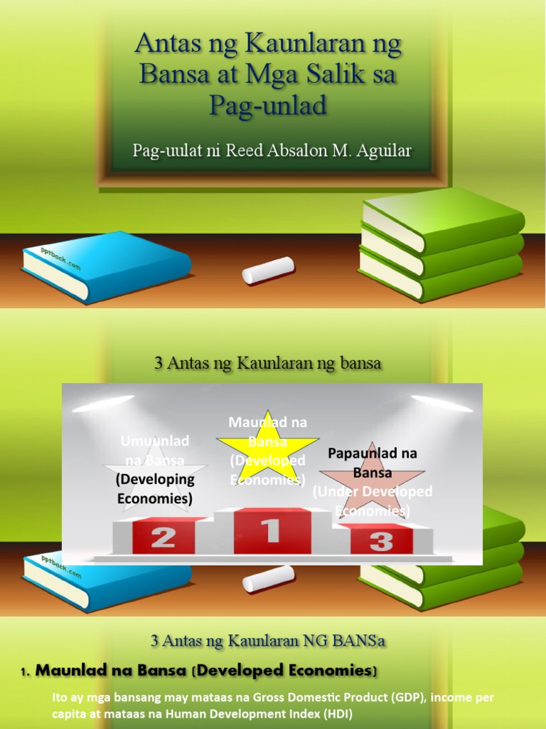 Antas NG Kaunlaran NG Bansa | PDF