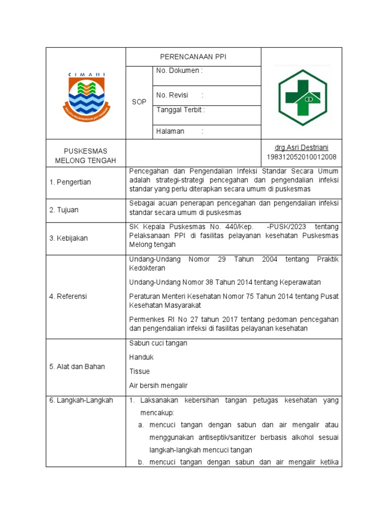 Sop Perencanaan Ppi | PDF | Sains & Matematika