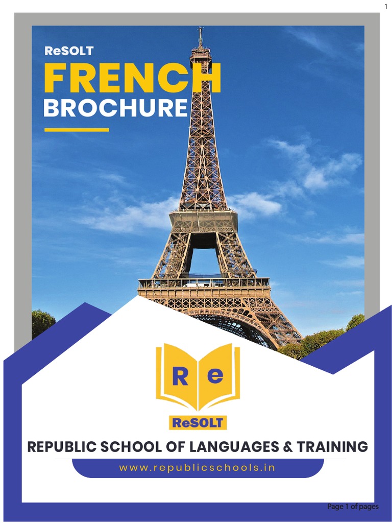 French Brochure | PDF | International English Language Testing System ...