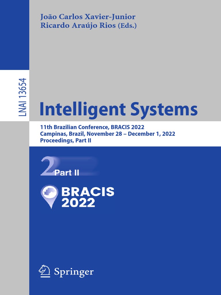 Intelligent Systems: João Carlos Xavier-Junior Ricardo Araújo Rios | PDF | Systems Science ...