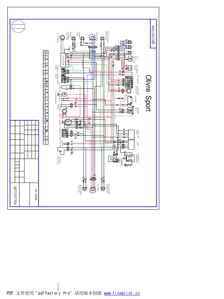 CPI Oliver Sport Wiring Overview | PDF | Car | Electrical Engineering