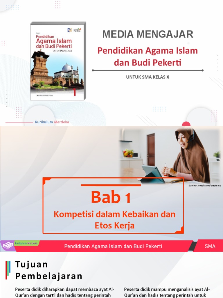 STD PAI SMA Kls X Bab 1 KOMPETENSI DALAM KEBAIKAN DAN ETOS KERJA | PDF