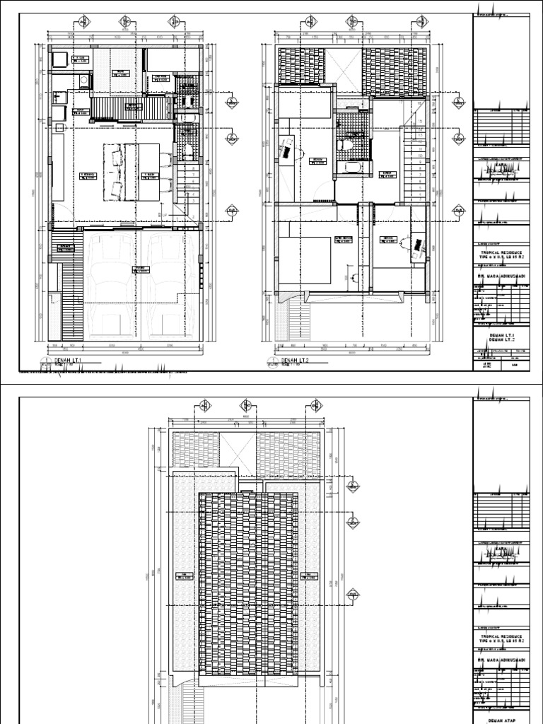 TROPICAL RESIDENCE 6X11,5_GAMBAR KERJA REV 02 | PDF | Design