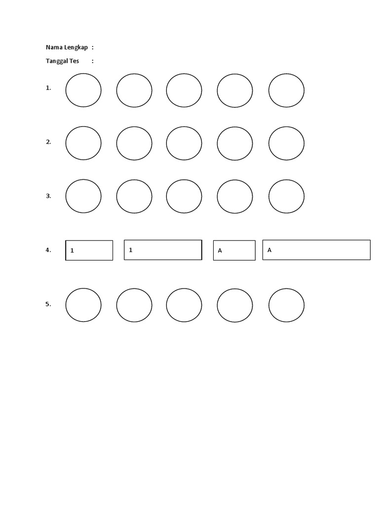 Contoh Soal Konsentrasi Test Kerja | PDF