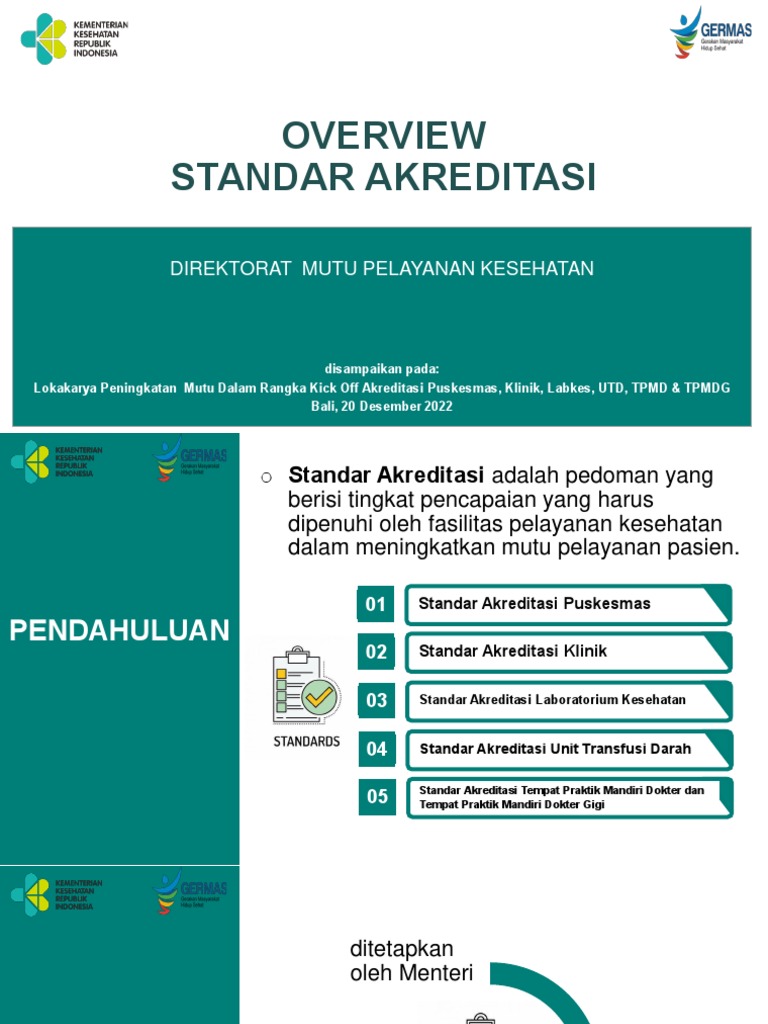Overview Standar Akreditasi | PDF