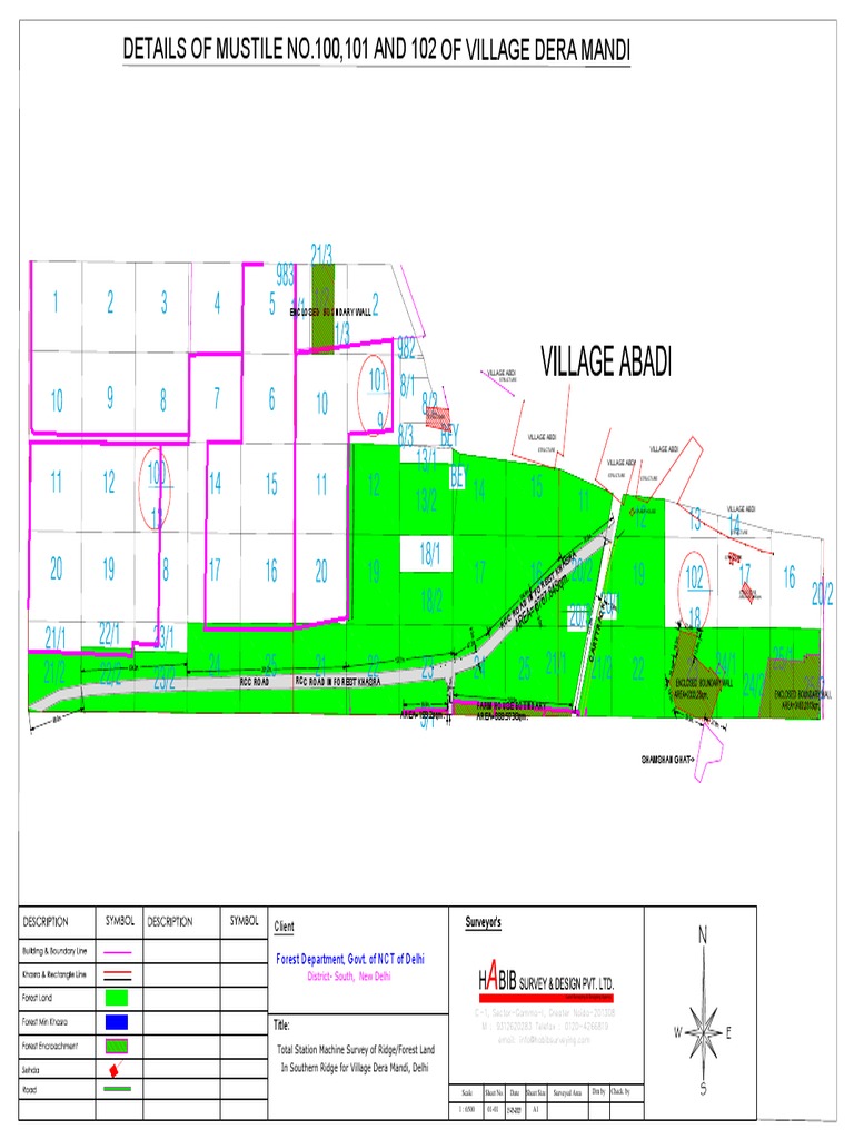 Dera Mandi Land Survey Map | PDF