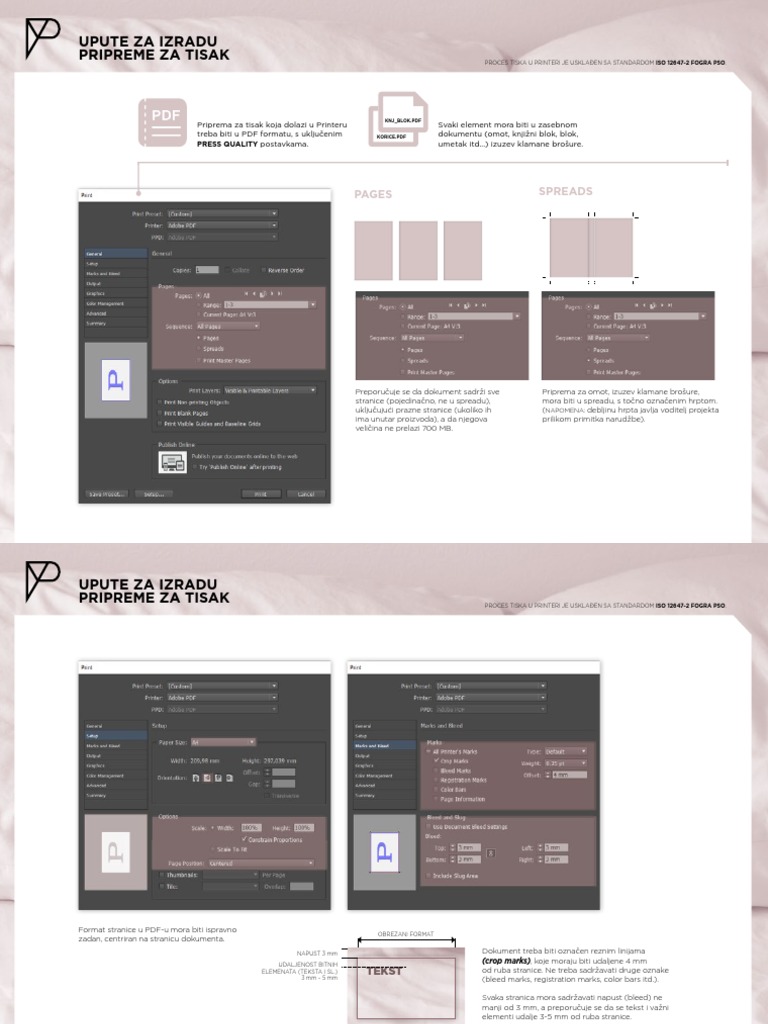 Upute Za Print Infografika Printera Print To PDF - Fin | PDF
