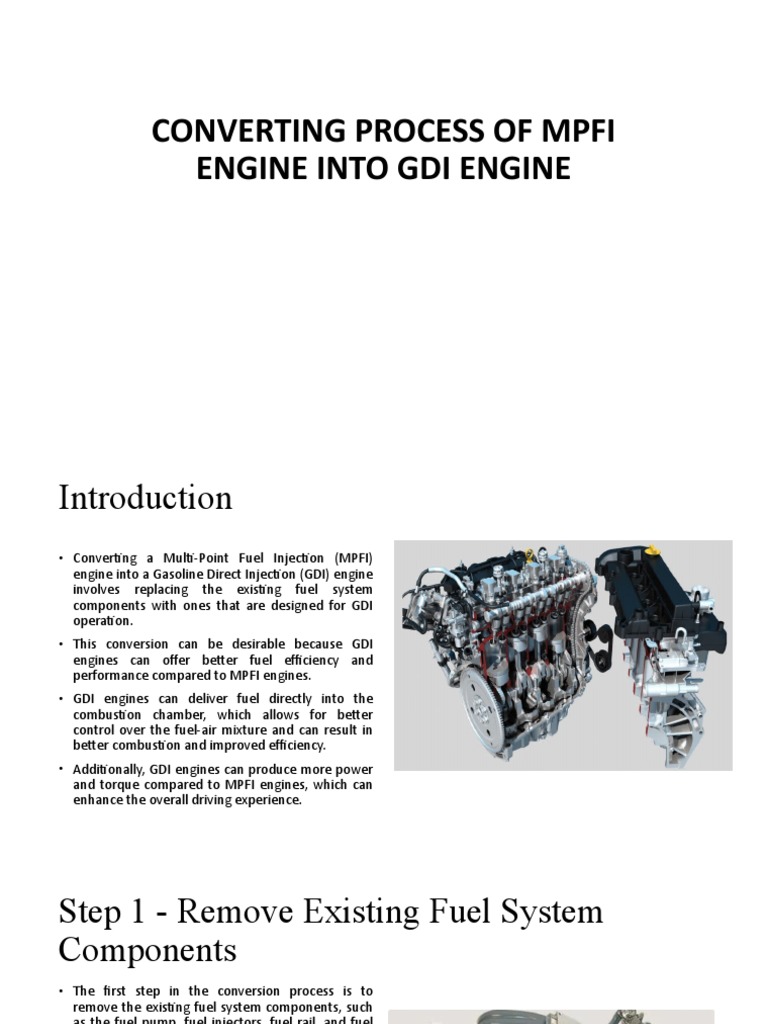 MPFI to GDI Engine Conversion Guide | PDF | Fuel Injection | Engines