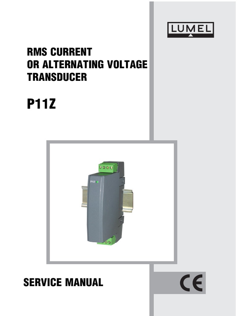 Преобразователь Lumel P11Z | PDF | Alternating Current | Transformer