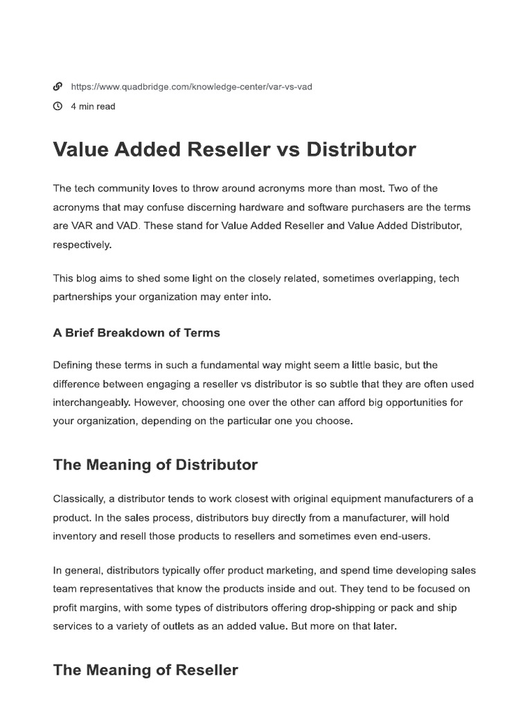 VAD Vs VAR | PDF