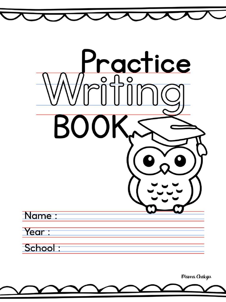 Practise Writing Book | PDF