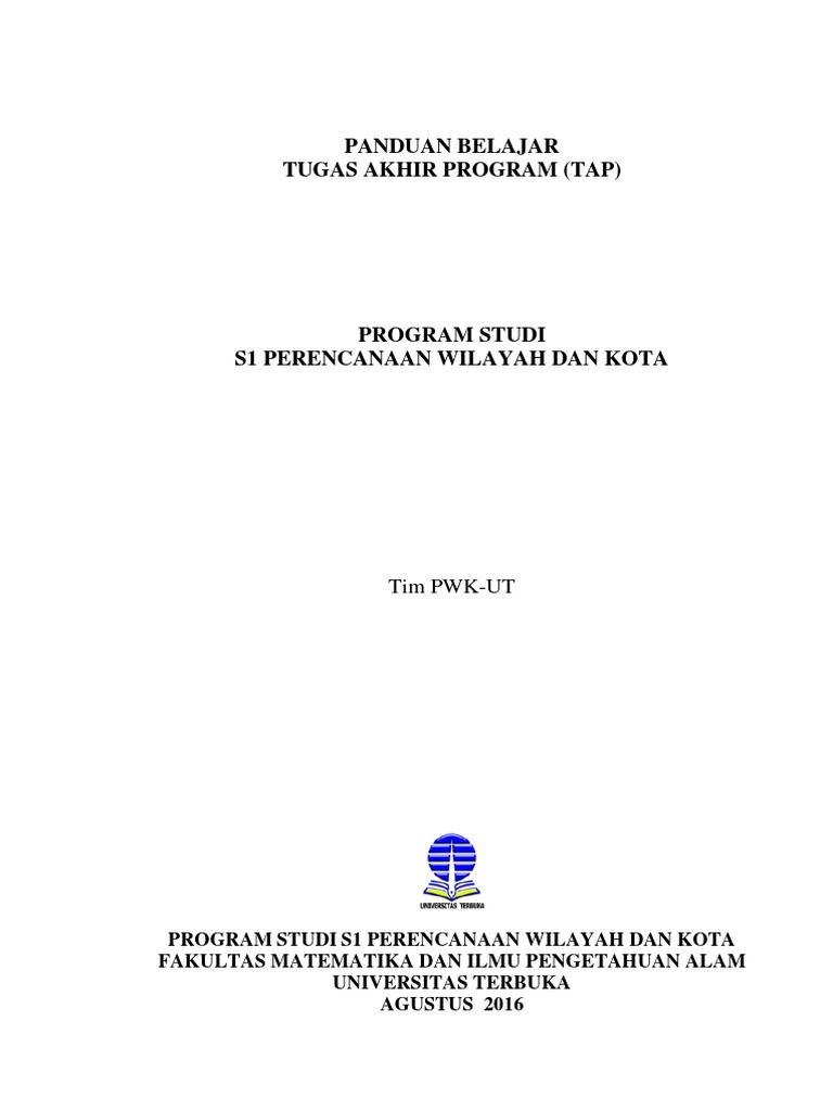 Panduan Belajar Pwkl4500-Tap Versi-15092016-3 | PDF | Karier & Perkembangan | Bisnis