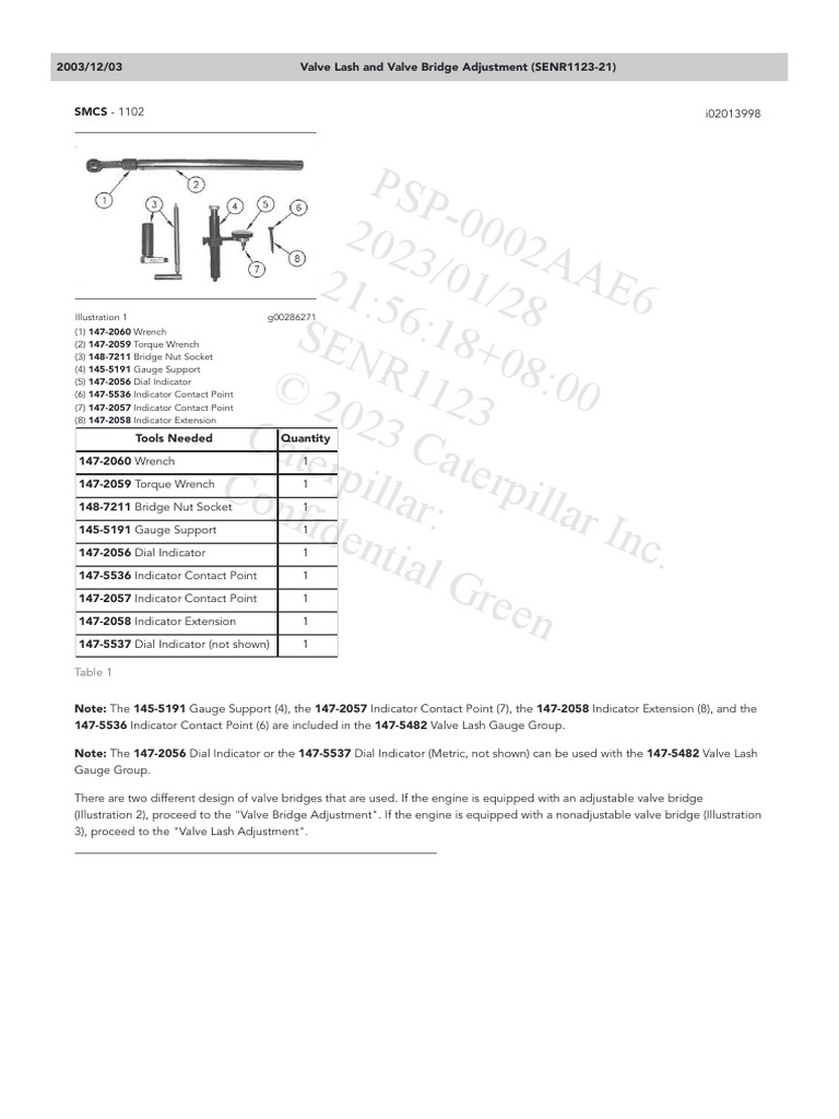 Valve Lash 777 Dial | PDF | Screw | Mechanical Engineering