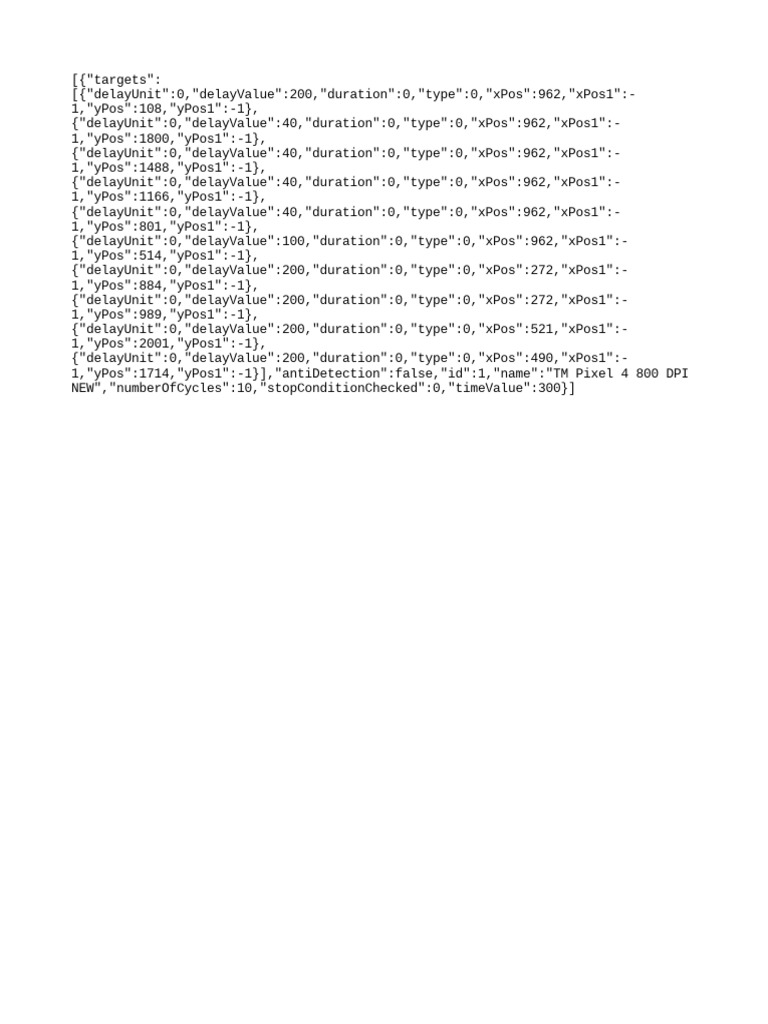 TM Pixel 4 800 DPI Settings Guide | PDF | Teaching Methods & Materials