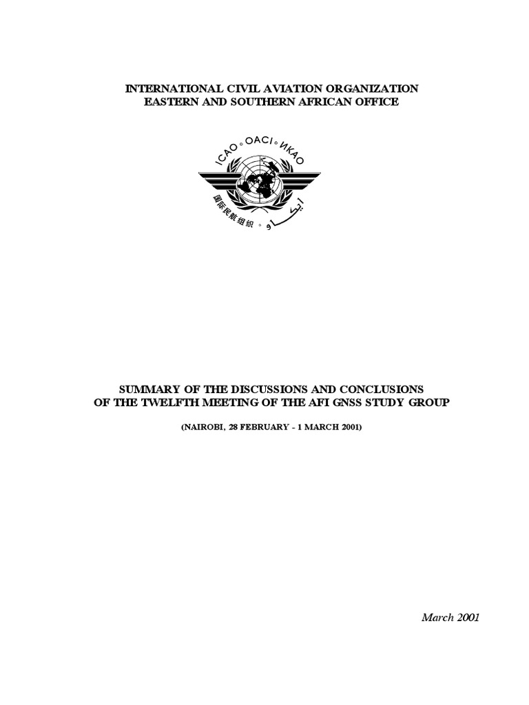 Summary of The Discussion and Conclusions of The Twelfth Meeting of The ...