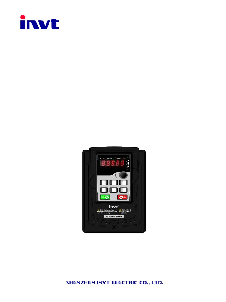 GD300 Manual English | PDF | Power Supply | Electric Power