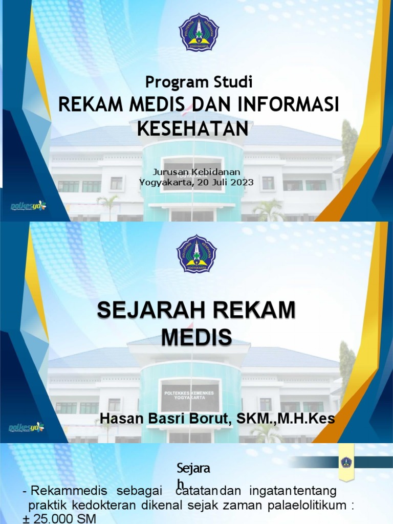 Sejarah Rekam Medis | PDF