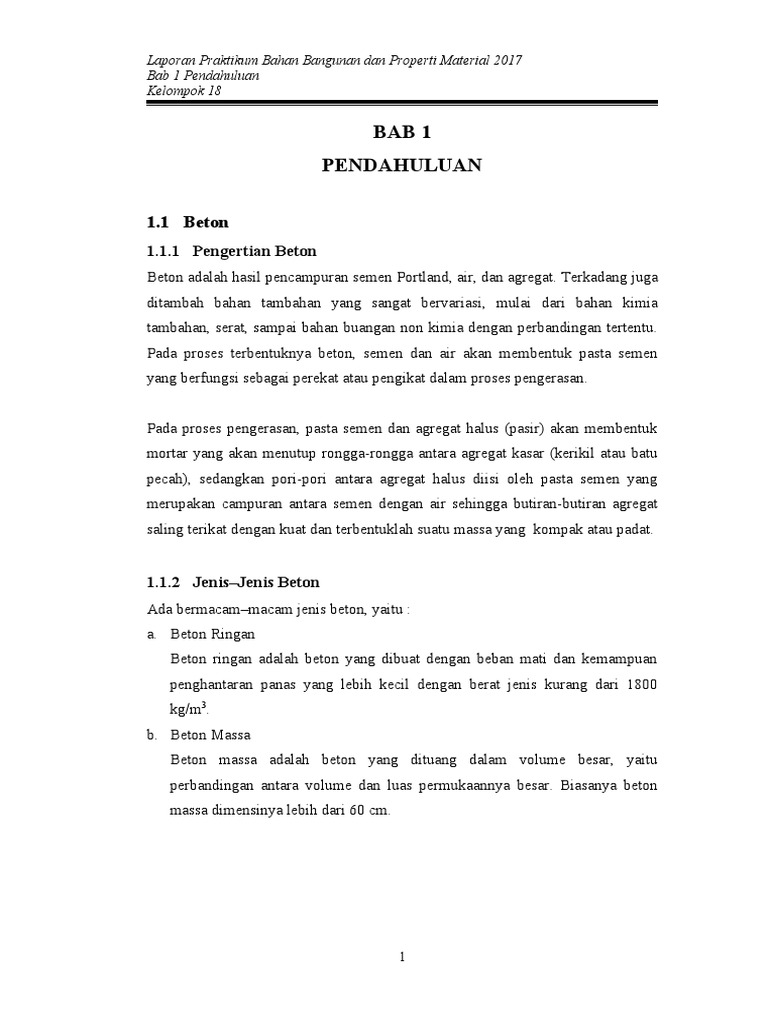 BAB 1 Pendahuluan FIX | PDF